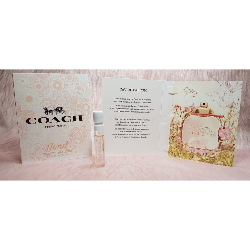 Coach New York Floral / Floral Blush Eau De Parfum Sample Spray, 2mL ...