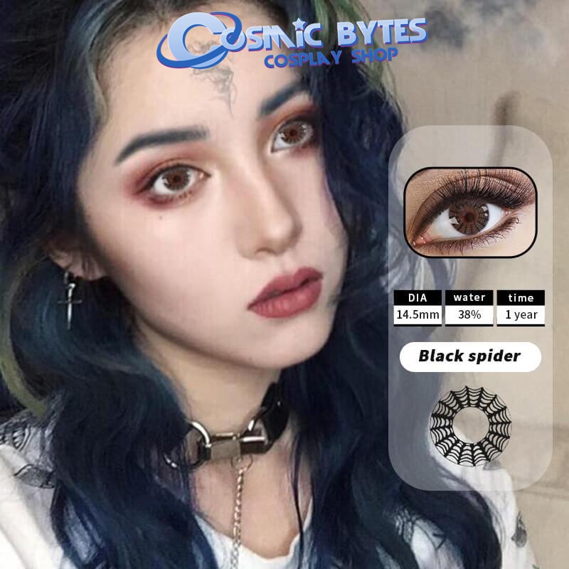 Magic Eye 1 PAIR / 2 PCS Spider Crazy Animation Contact Lens | Shopee ...