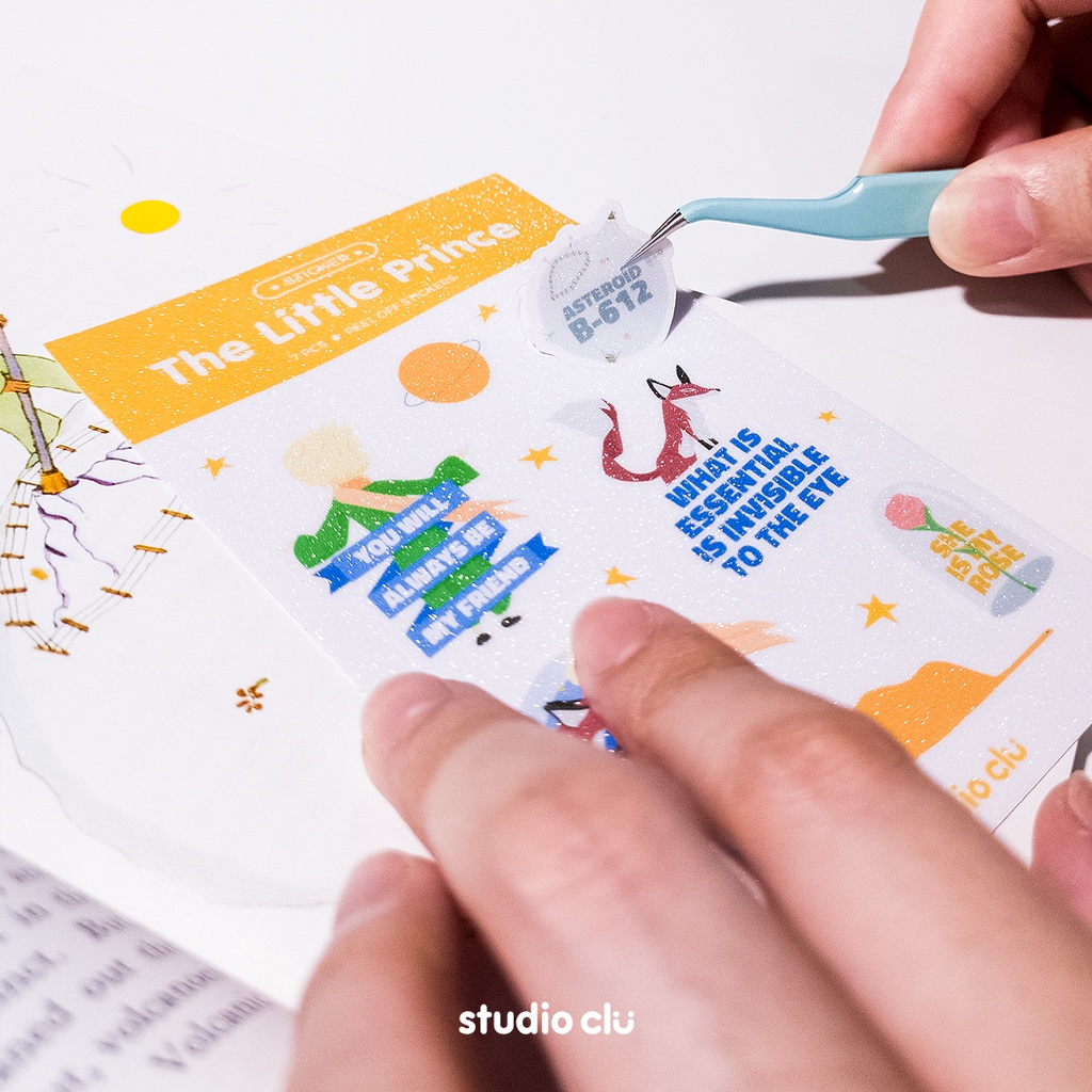 The Little Prince Sticker Sheet (redesigned) | Laminated Waterproof for ...