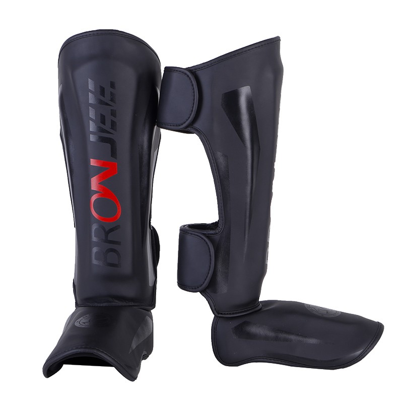 XS S M L XL MMA Boxing Shin Guards Kickboxing Ankle Support Equipment ...