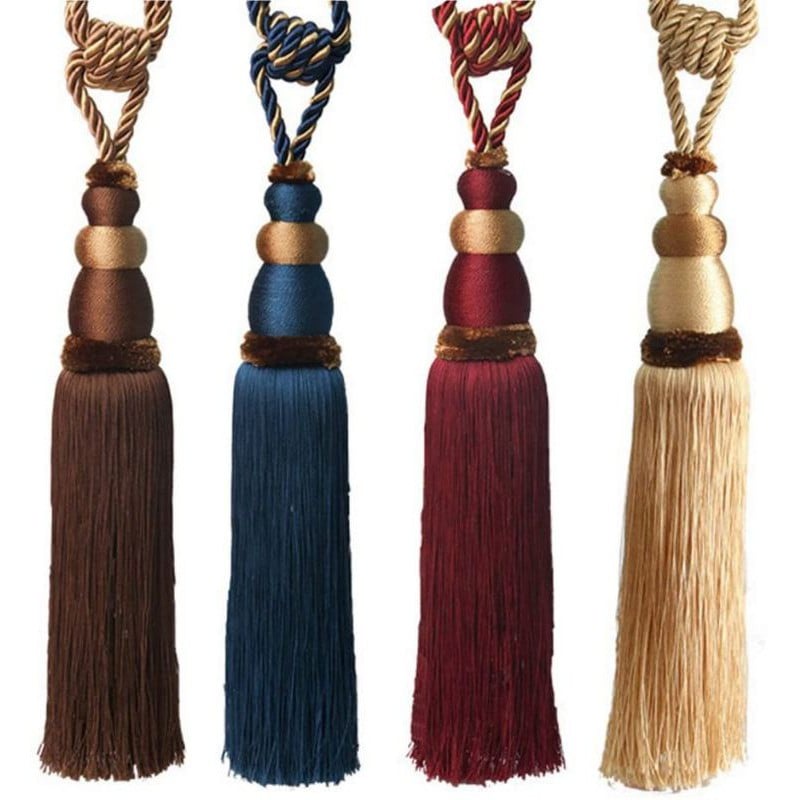 New Decorative Chiffon Tassel Curtain Rope Tieback, Curtain Tassle ...