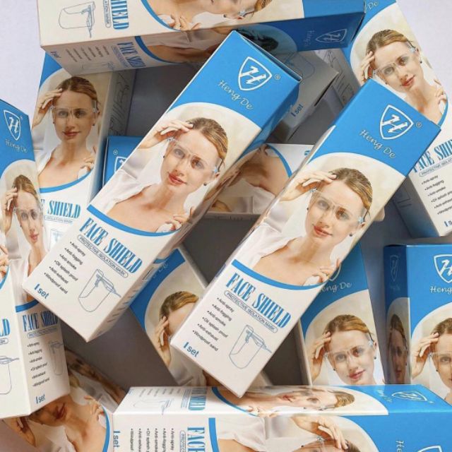 Heng De Face shield with box Anti-Droplet Protective Face Shield ...