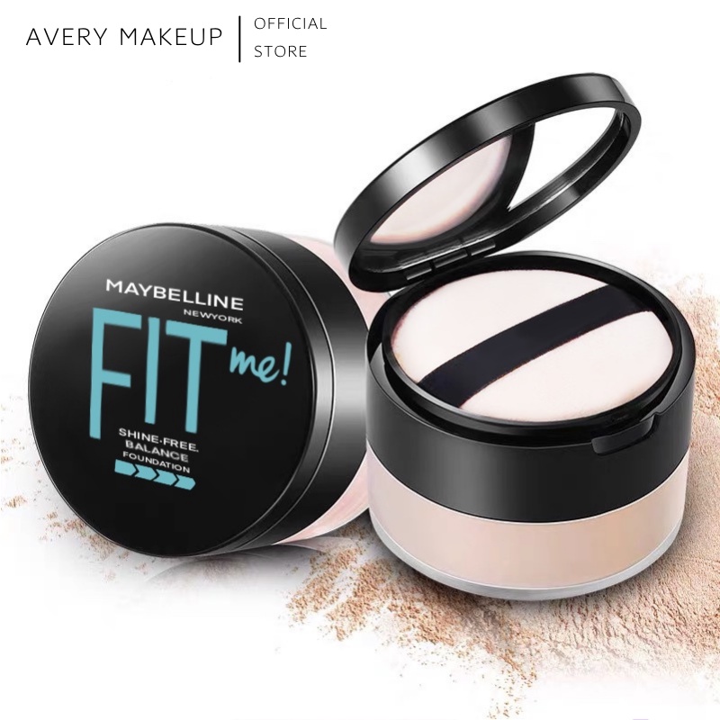 2 In 1 Concealer Loose Powder Matte Dual Purpose Powder Waterproof Oil