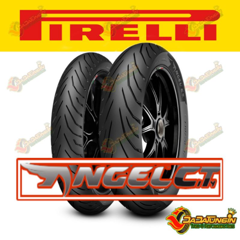 PIRELLI Angel City Motorcycle Tubeless Tires w/ Free Tire Sealant ...