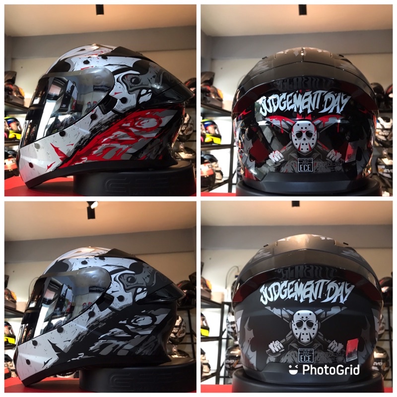 EVO SVX-02 -TEAM GRAPHITEE LOGO -DUAL VISOR -FREE EXTRA LENS | Shopee ...