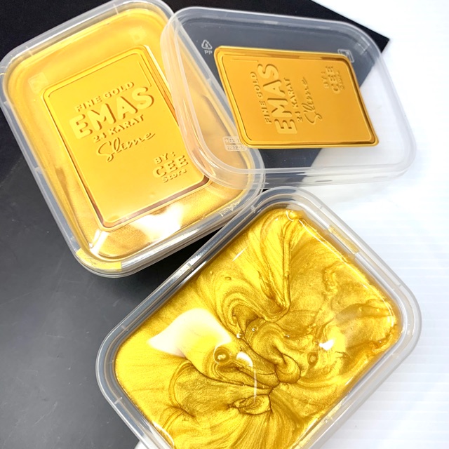 24k gold slime by Ceetore/ slime gold/ slime Kids Toys | Shopee Philippines