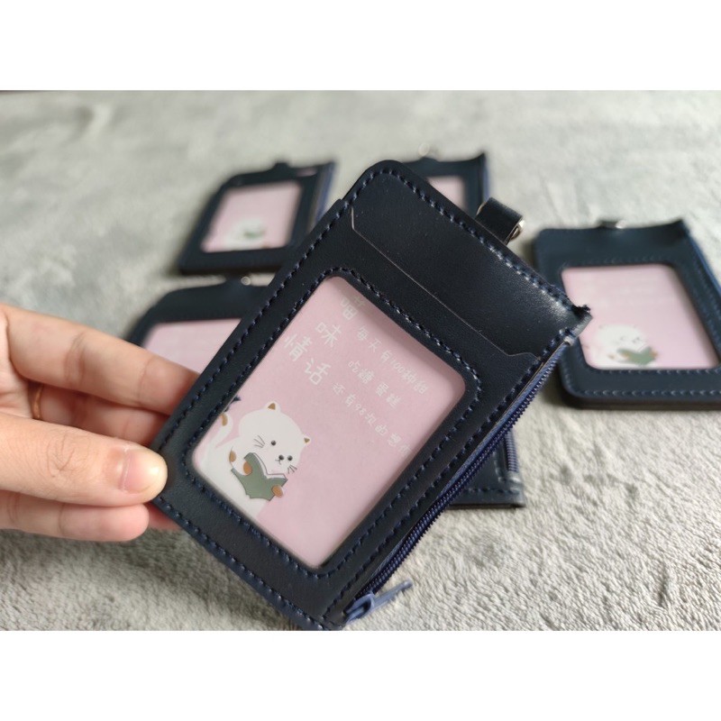 Student Card Wallet Bag Student Card Work Card (Black) | Shopee Philippines