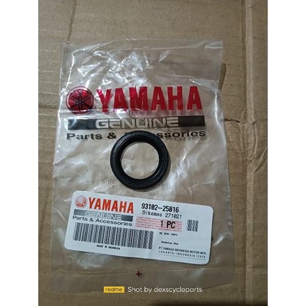 YAMAHA PULLY OIL SEAL MIO i 125 ( CRANKSHAFT OIL SEAL PULLY SIDE 93102 ...