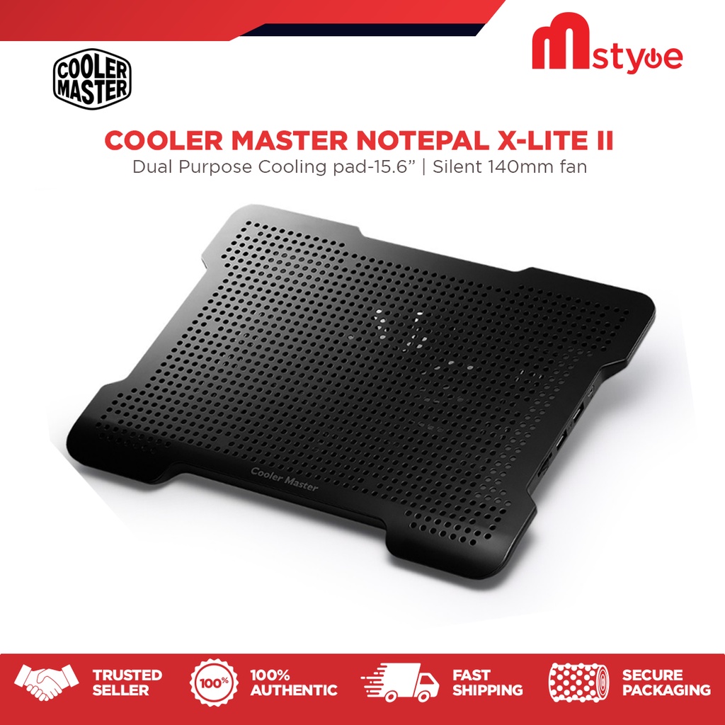 Cooler Master Notepal X-Lite II Notebook Cooler (140mm) | Shopee ...