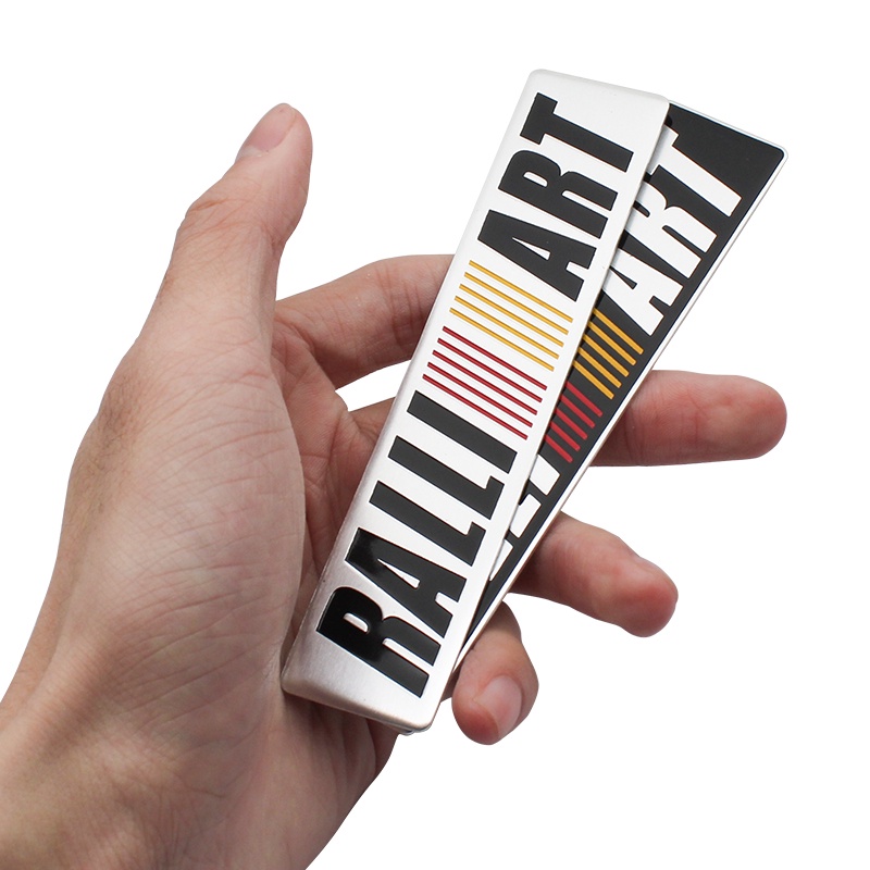 1pcs 3D aluminum Ralli Art Logo Badge emblem car sticker car sticker ...