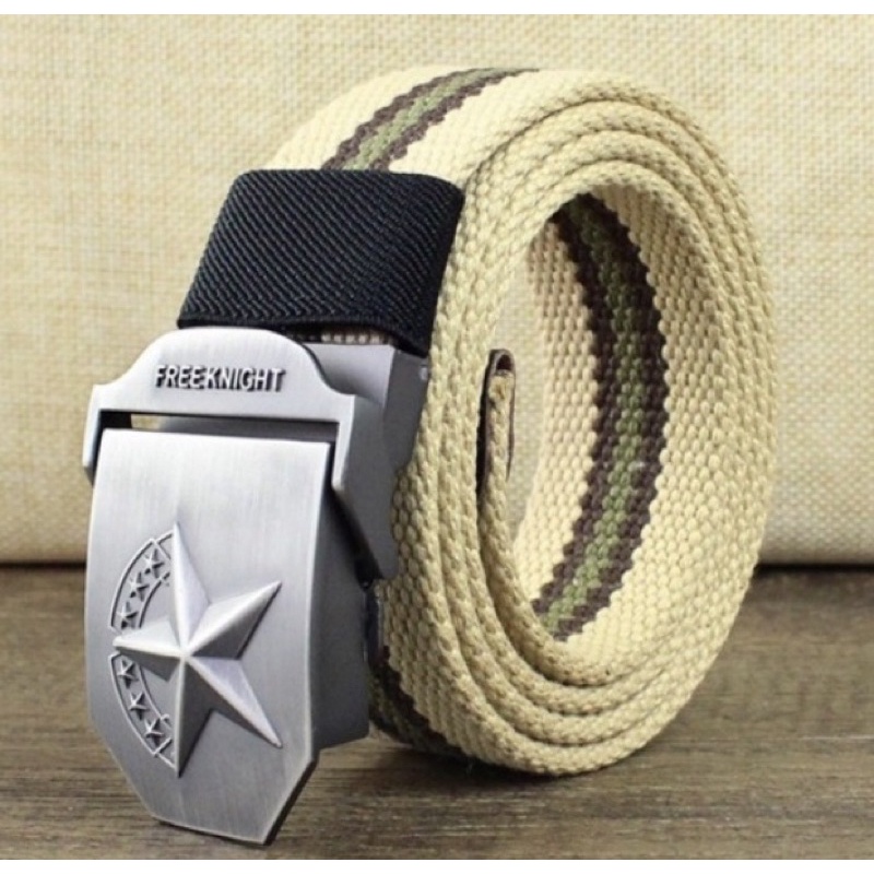 Men's Belts Parachute Fabric Strap With Star Face (The Same Model As ...