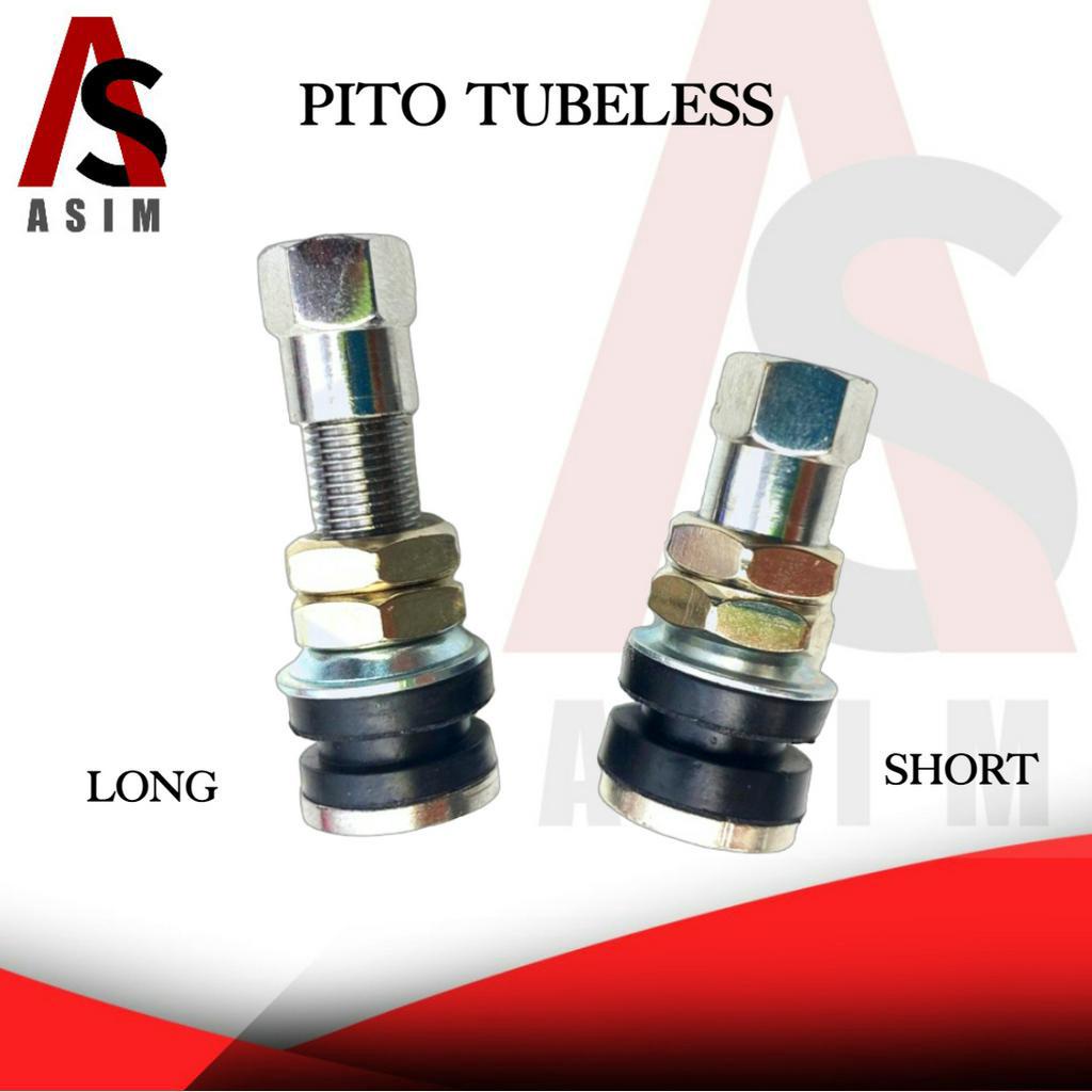 ASIM Motorcycle Stainless Pito for Tubeless / Tire Valve (HEAVY DUTY ...
