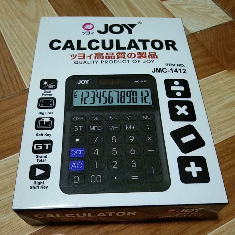Joy Calculator 12digit (JMC-1412) sold per piece | Shopee Philippines