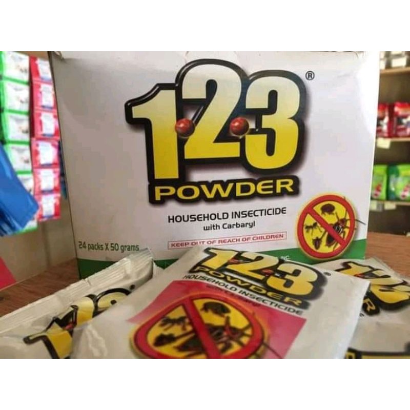 123 Powder Household Insecticide, anti fleas & ticks | Shopee Philippines