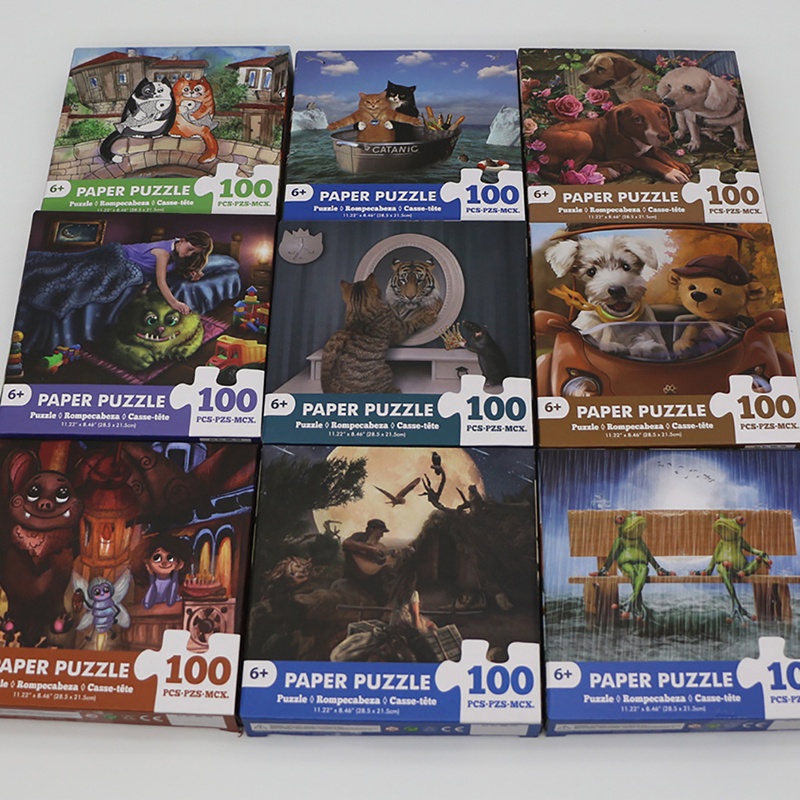 Jigsaw Puzzle 100 Pieces Creative High Quality Various Landscape ...