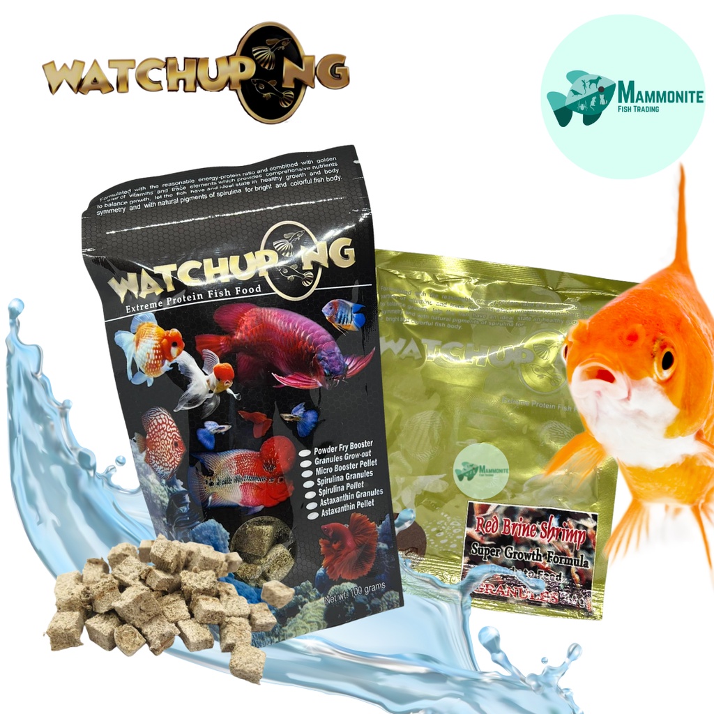 Aquarium Tank Watchupong Aqua Mineral Powder Tubifex Brine Shrimp High ...