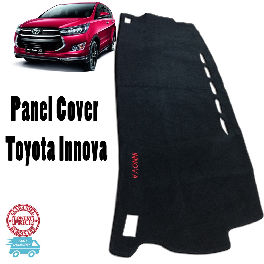Dashboard Panel Cover Pad with LOGO TOYOTA Innova 2016-2023 | Shopee ...