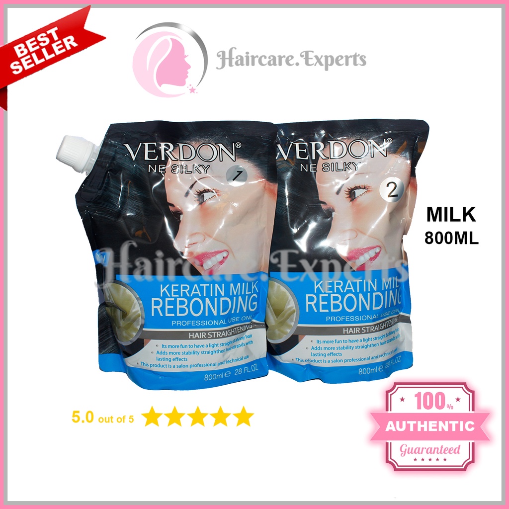 Verdon Keratin Milk Rebond Rebonding Set Treatment Hair Treatment Set 1 ...