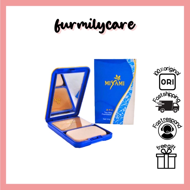 Cosway Miyami Two Way Foundation - Light/Medium/Dark(SPF 15) Bedak ...