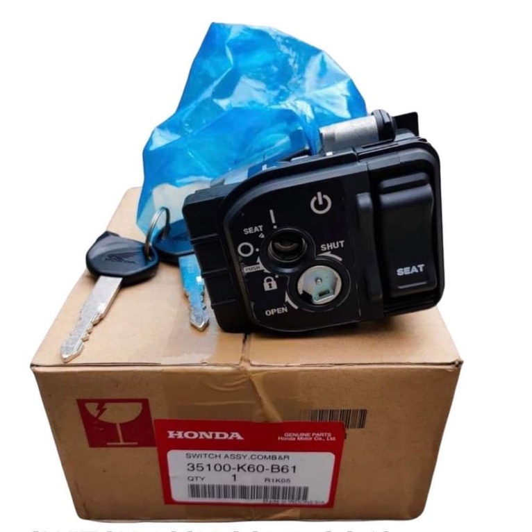 Genuine Ignition Key Set CLICK 125i V2 Game Changer 35100-K60-B62 ...