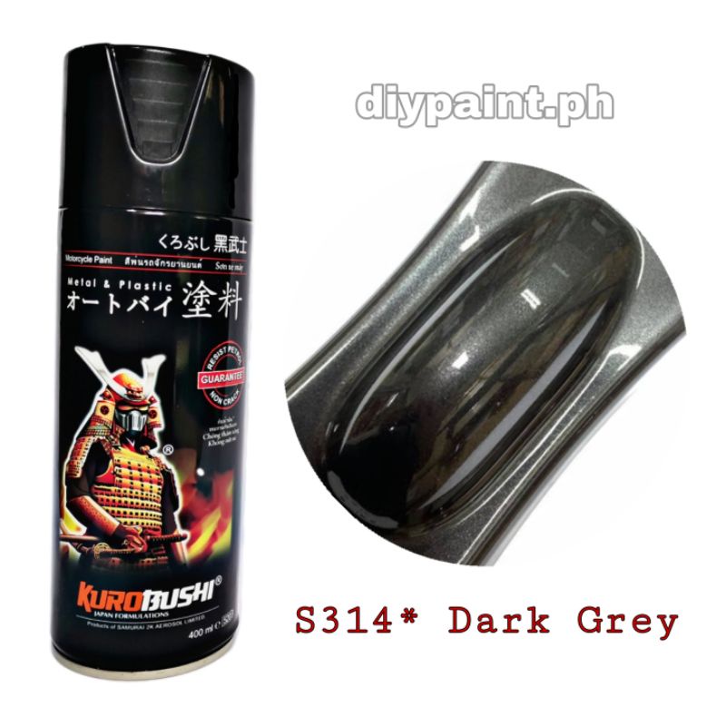 S314* DARK GREY SAMURAI SPRAY PAINT || SUZUKI COLOR | Shopee Philippines