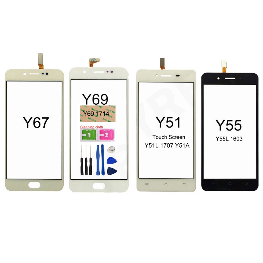 For Vivo Y51 Y55 Y67 Y69 Touch Screen Digitizer For Vivo Y51L 1707 Y51A ...