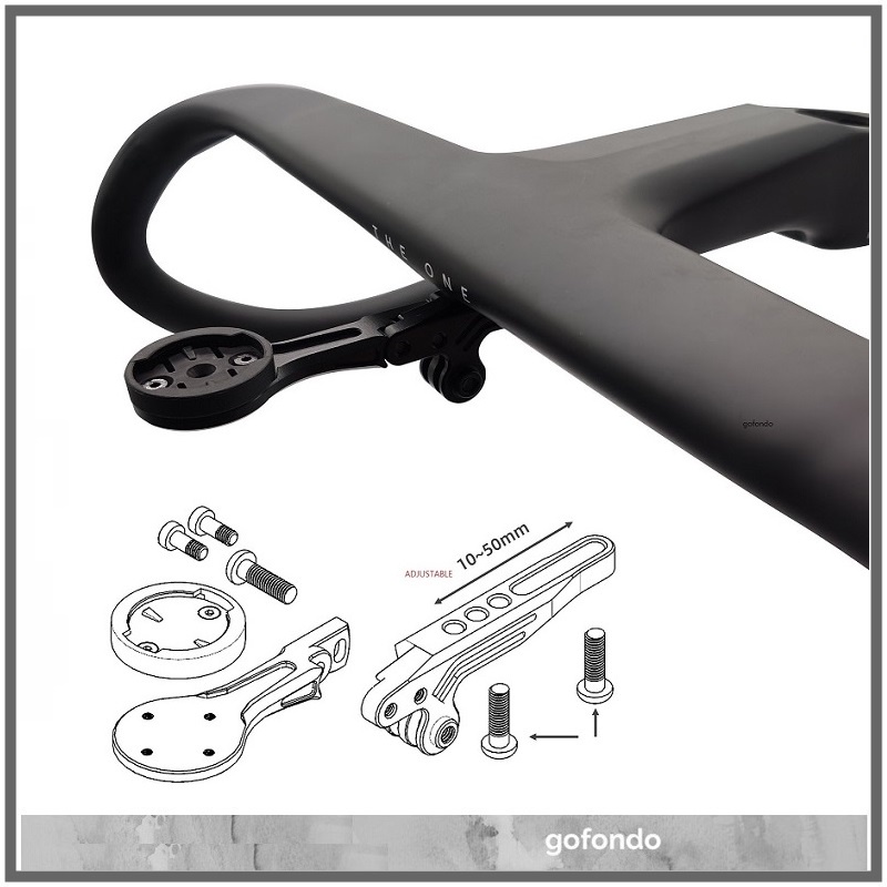 2 HOLE SYSTEM INTEGRATED HANDLEBAR Computer Mount FOR The One Canyon ...