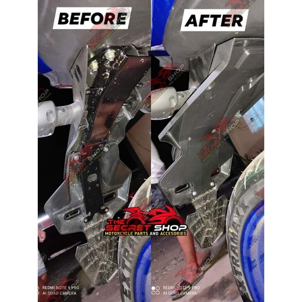 SNIPER 155 VVA REAR FENDER UNDERNEATH COVER | Shopee Philippines