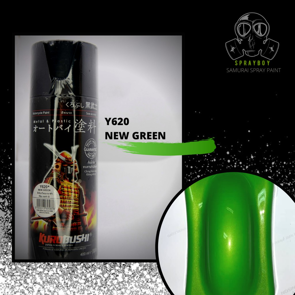 Y620* NEW GREEN SAMURAI SPRAY PAINT 400ML | Shopee Philippines