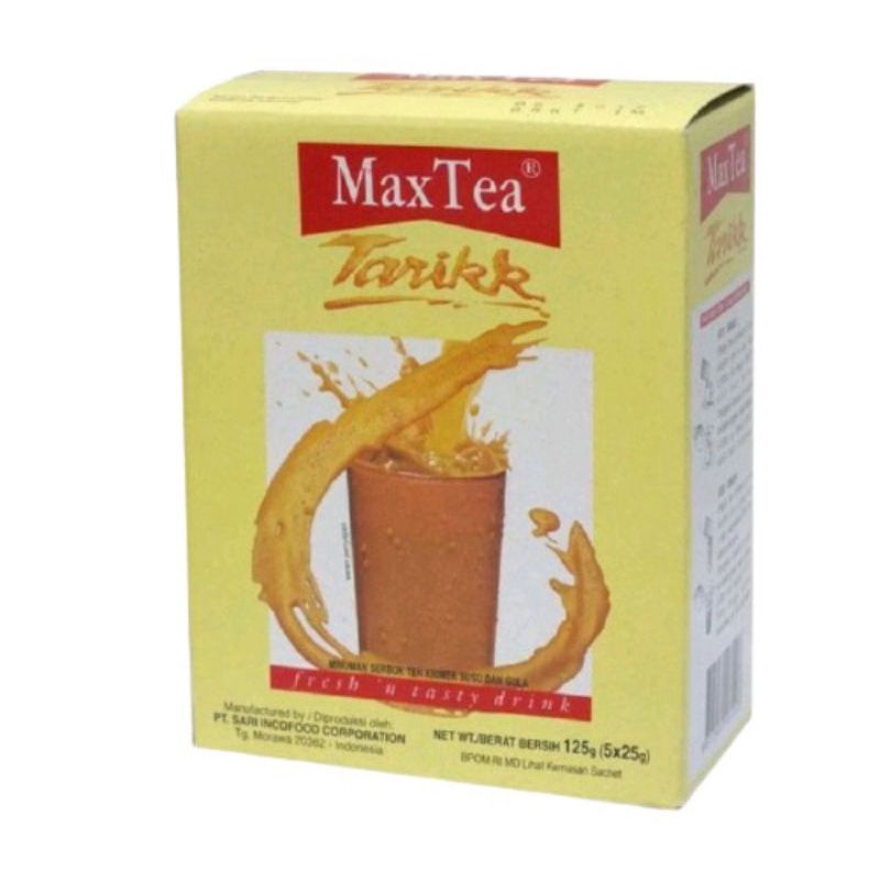 Max Tea Tarikk Box 5's - Maxtea Teh Tarik Box 5 x 25gr | Shopee Philippines