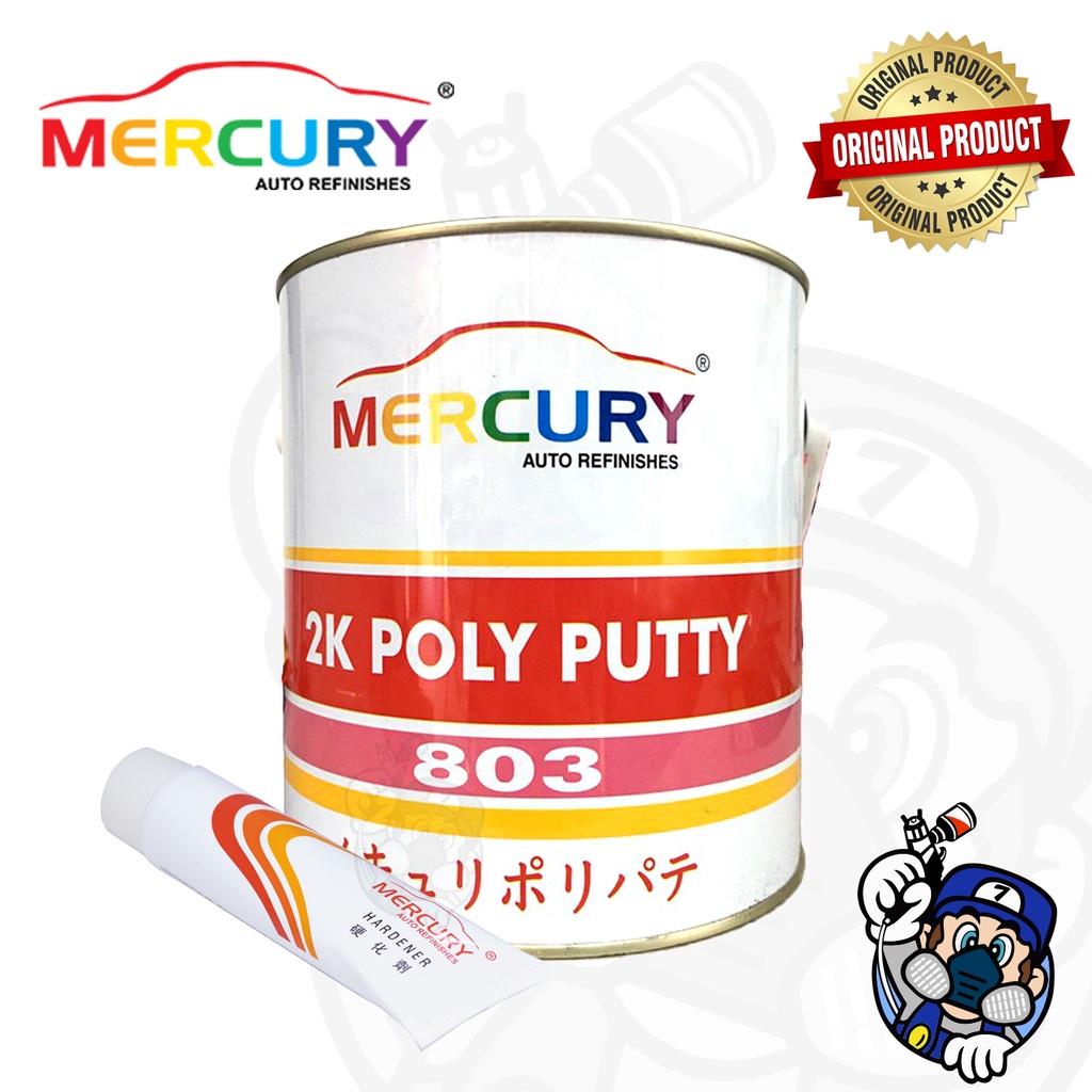 MERCURY 803 2K Poly Putty with Hardener(4kg) | Shopee Philippines