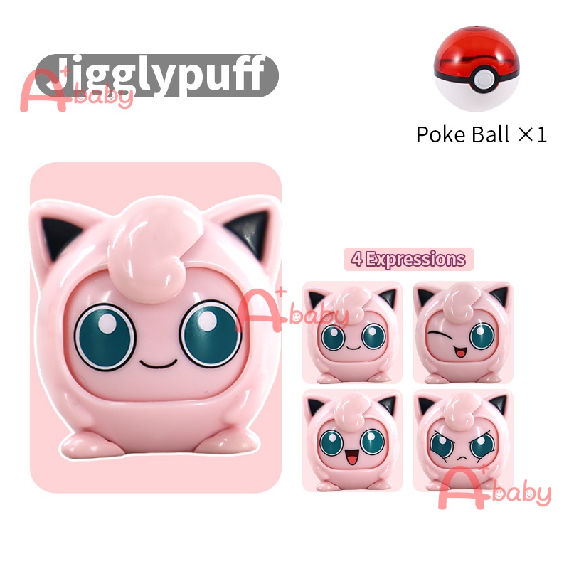 [A+baby] Pokemon Face-Changing Toys Action Figures Pikachu/Eevee ...