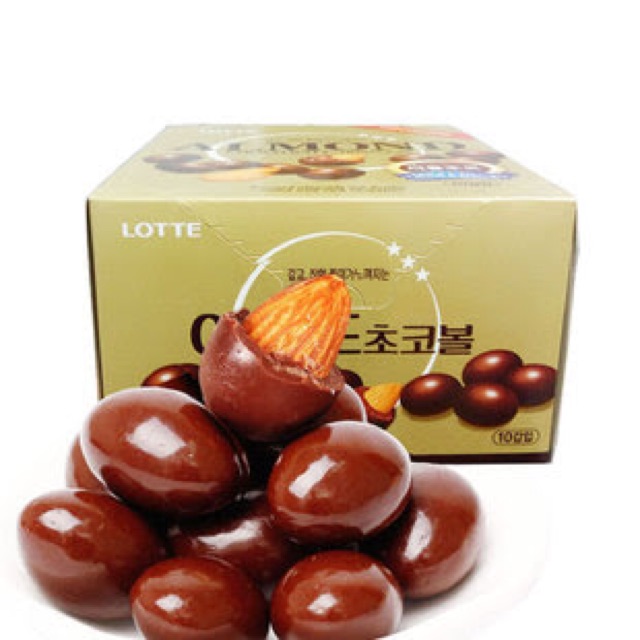 Lotte Almond Choco Ball 46g Gift Box, 10 Packs | Shopee Philippines