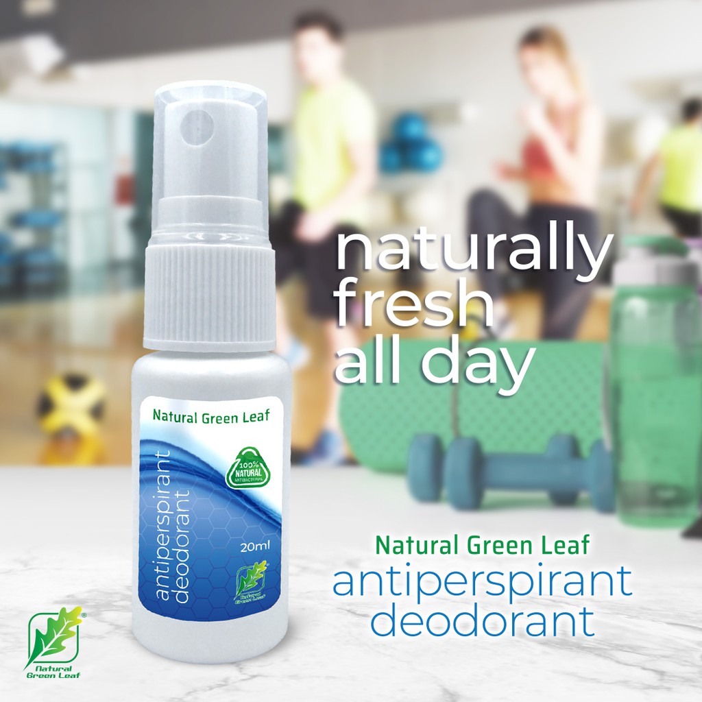 Natural Green Leaf Antiperspirant Deodorant 20g | Shopee Philippines