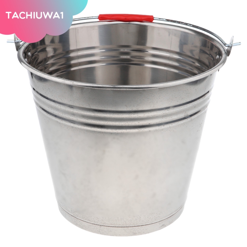 12L/16L/20L Large Heavy Duty Stainless Milk/Ice Bucket Pail for ...