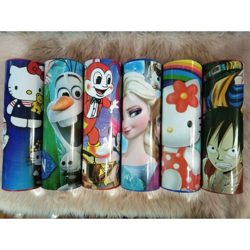 Cartoon Character Alkansya + FREE ipon challenge chart (11 inches ...