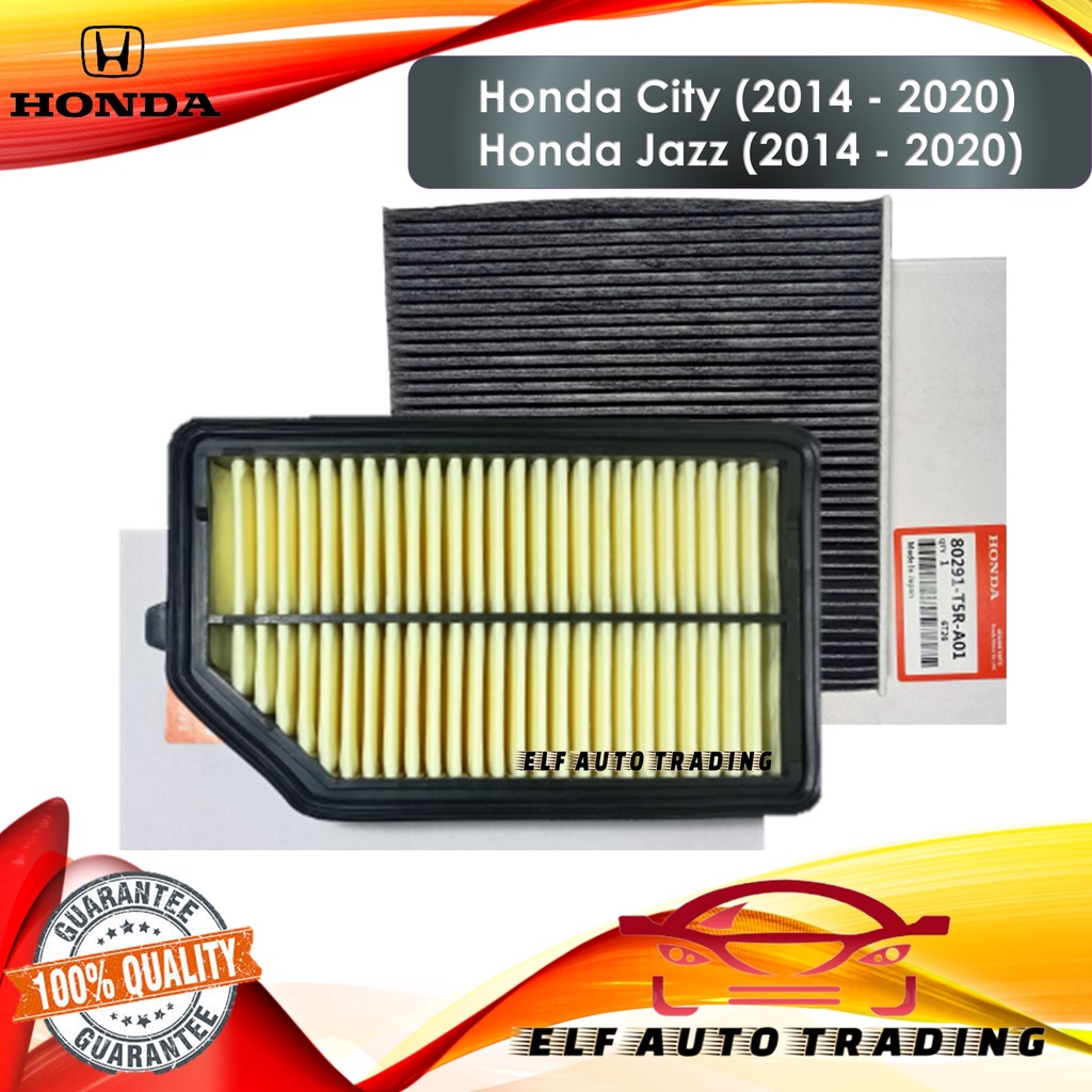 Combo Engine Air Filter and Charcoal Cabin Filter Honda City (2014 ...