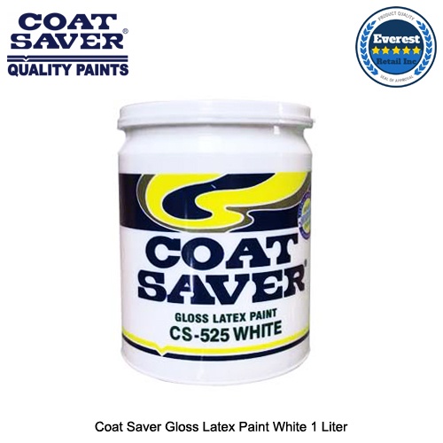 Coat Saver Gloss Latex Paint White 1 Liter | Shopee Philippines