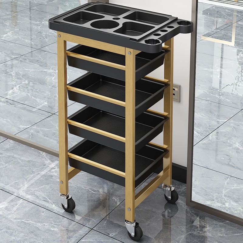 Beauty Trolley Hair Dyeing Cart Hair Salon Tool Cart Five-Layer Bar ...