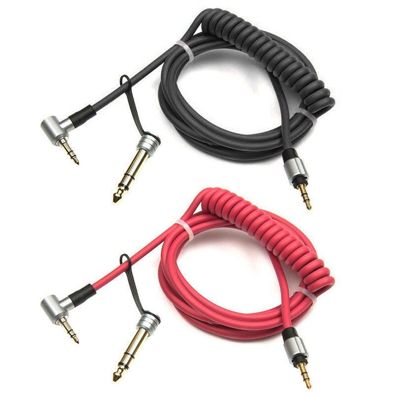 3.5mm to 6.5mm Stereo Audio Aux Cable Replacement For Monster Pro Solo ...