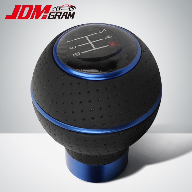 JDMGRAM Aluminum Breathable Car Gear Knob Manual 5 Speed Universal JDM ...