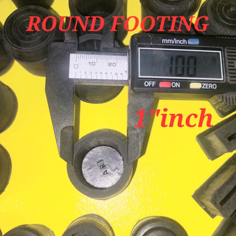 Round, angle, and square rubber tips-footings/wholesale price per dozen ...