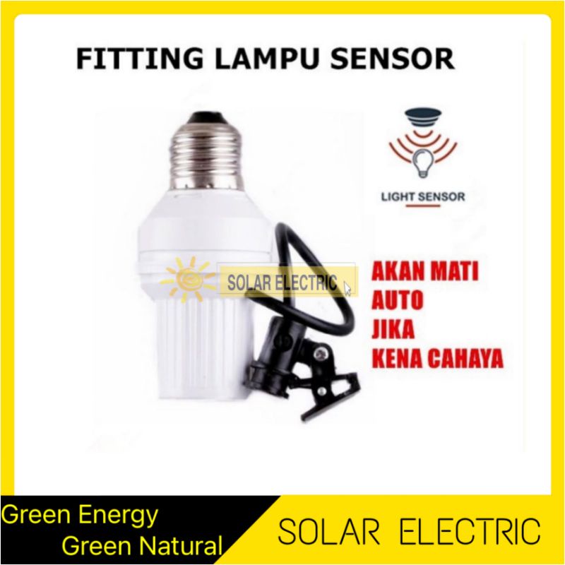 CAHAYA Automatic Light Sensor Light Fittings for Seal Lights E27 Sensor ...