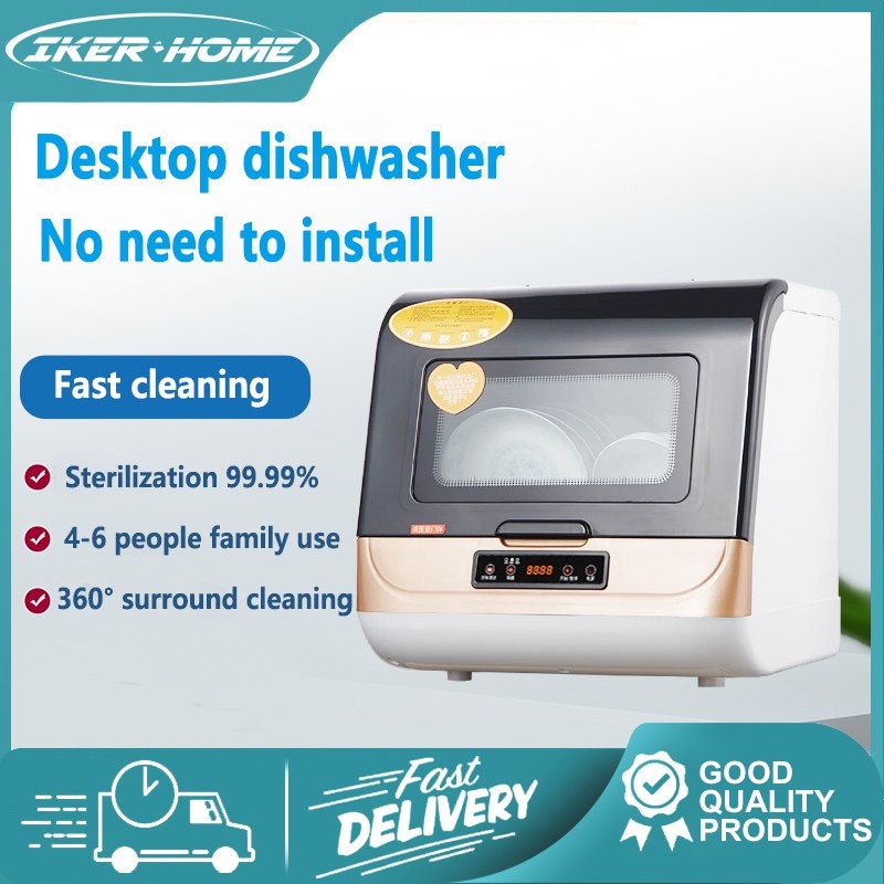IKER Intelligent automatic dishwashers for domestic and desktop small ...