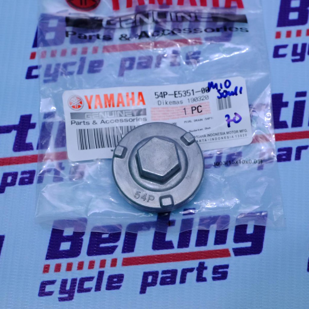 DRAIN PLUG Yamaha Mio I Soul I Aerox Genuine 54P-E5351-00 | Shopee Philippines
