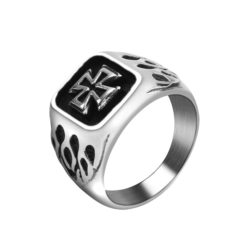 Silver color stainless steel Armor Shield Knight Templar Crusade Cross ...