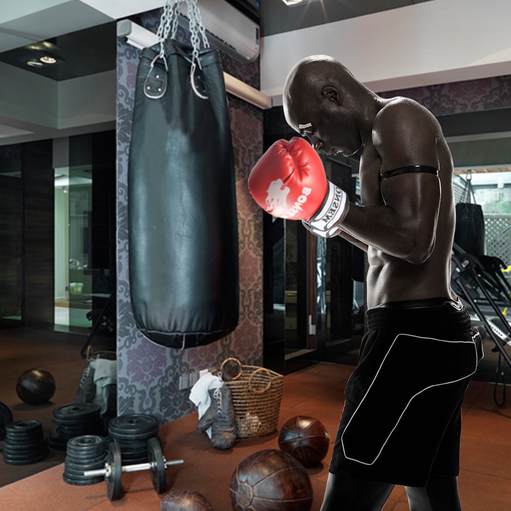 Full Finger Boxing Gloves Punching Mitts Training Kickboxing Bag ...