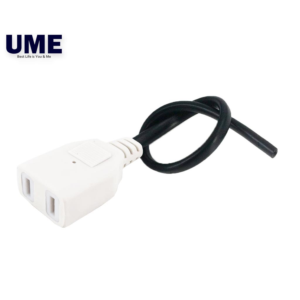 Plug Female AC Cord 2 Pin With 15cm Wire Wall Universal Travel Power ...