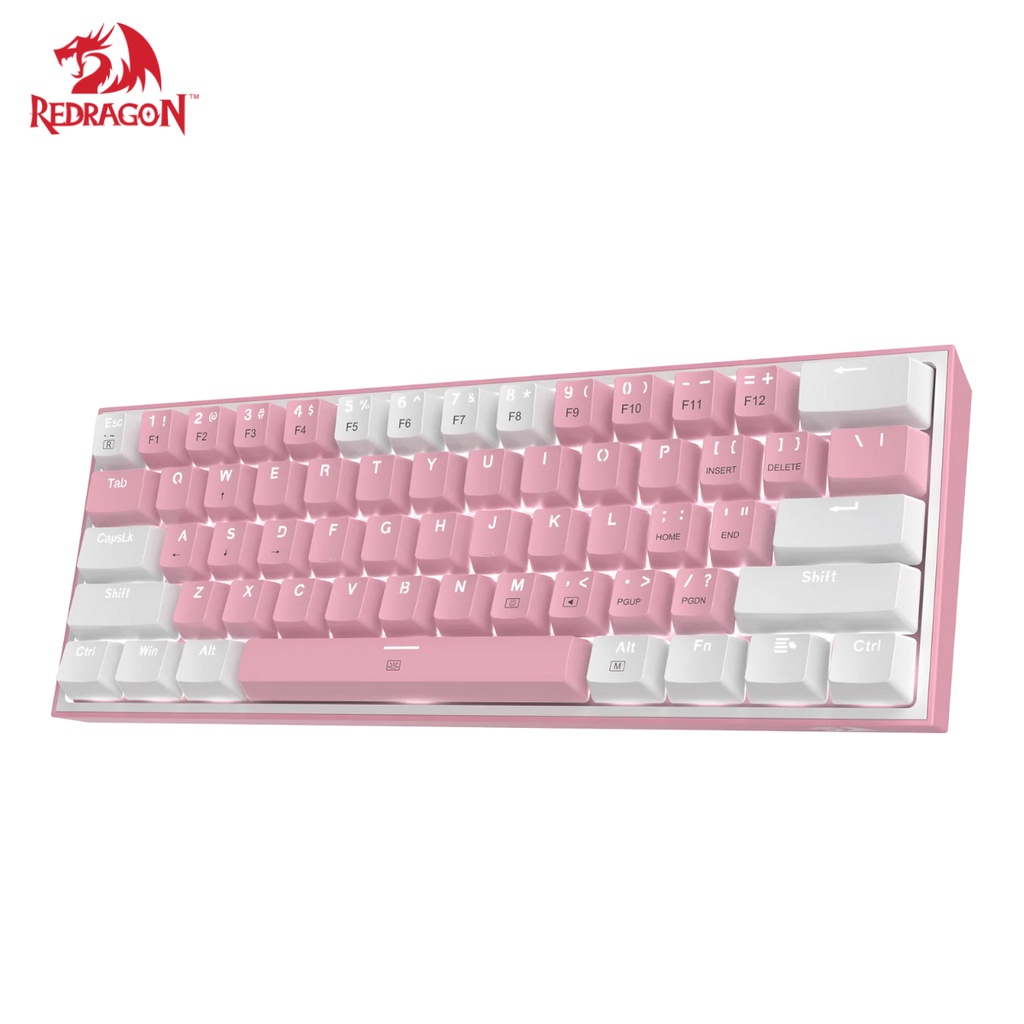 Redragon Fizz K617 RGB 61 Keys 60% Wired Mechanical Gaming Keyboard ...