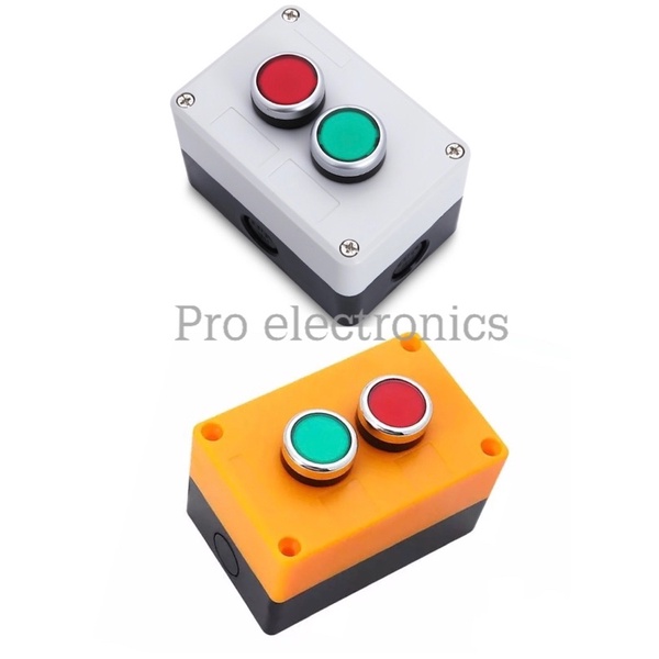 22mm Control Box With 2 Buttons 2 Controls(Switch Without Light) Four ...